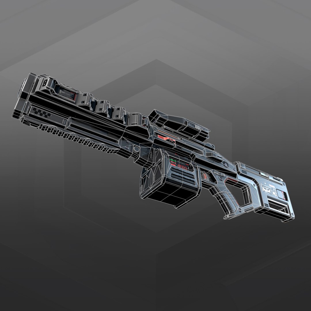 Sf Heavy Machinegun Ak6 3D Model - TurboSquid 1318456