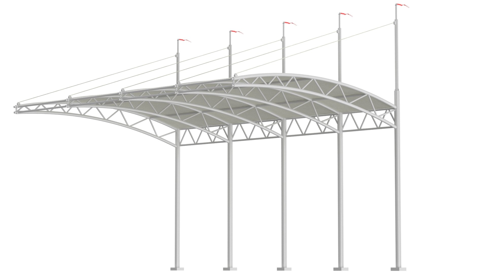3D Model Canopy Modeled - TurboSquid 1453036