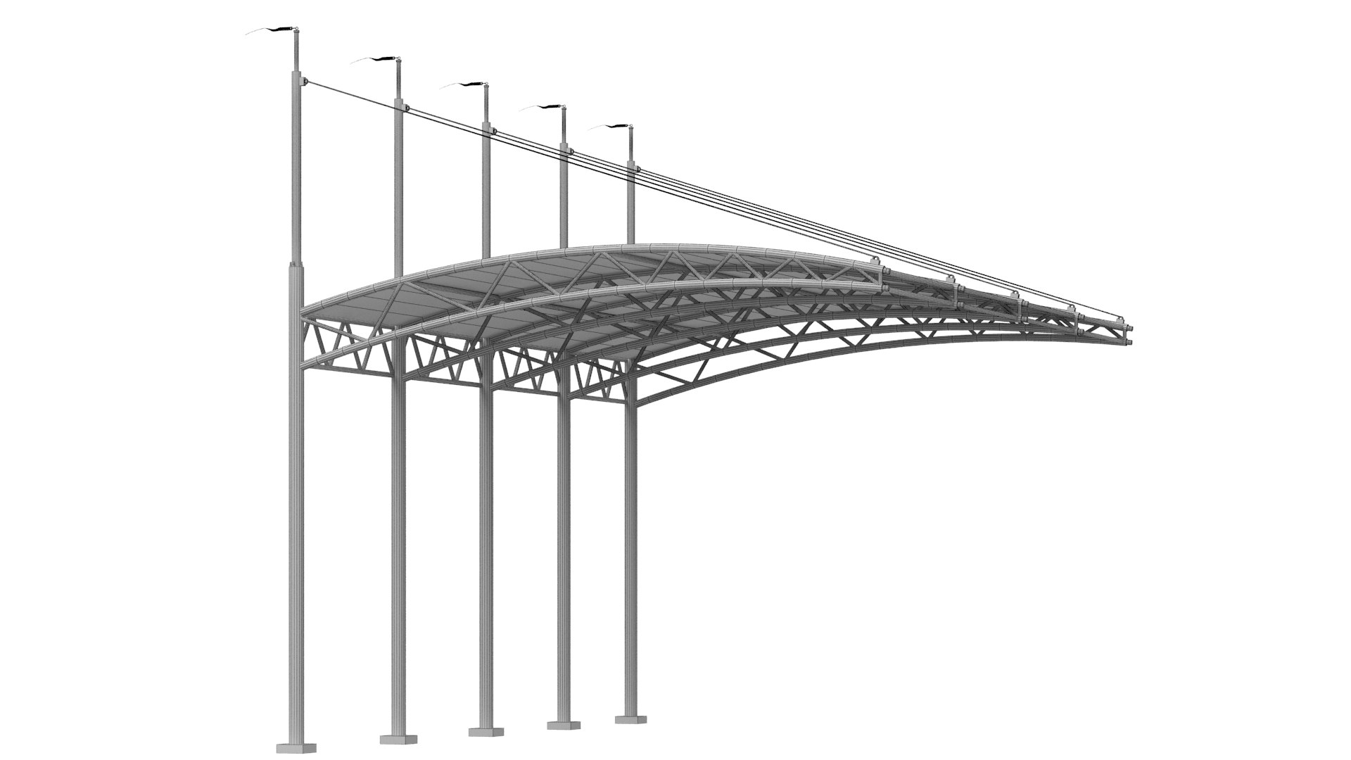 3D Model Canopy Modeled - TurboSquid 1453036