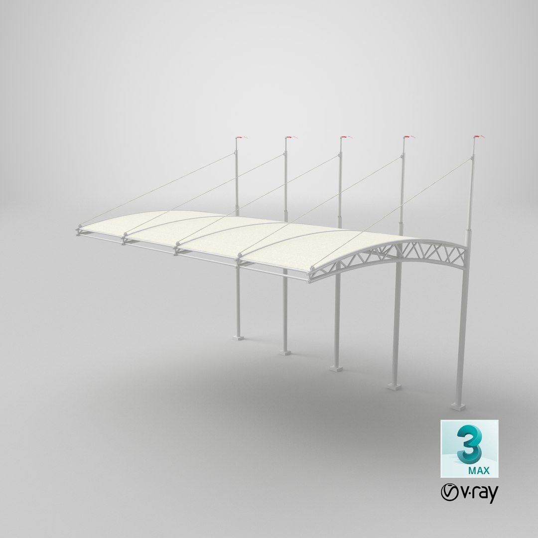 3D Model Canopy Modeled - TurboSquid 1453036