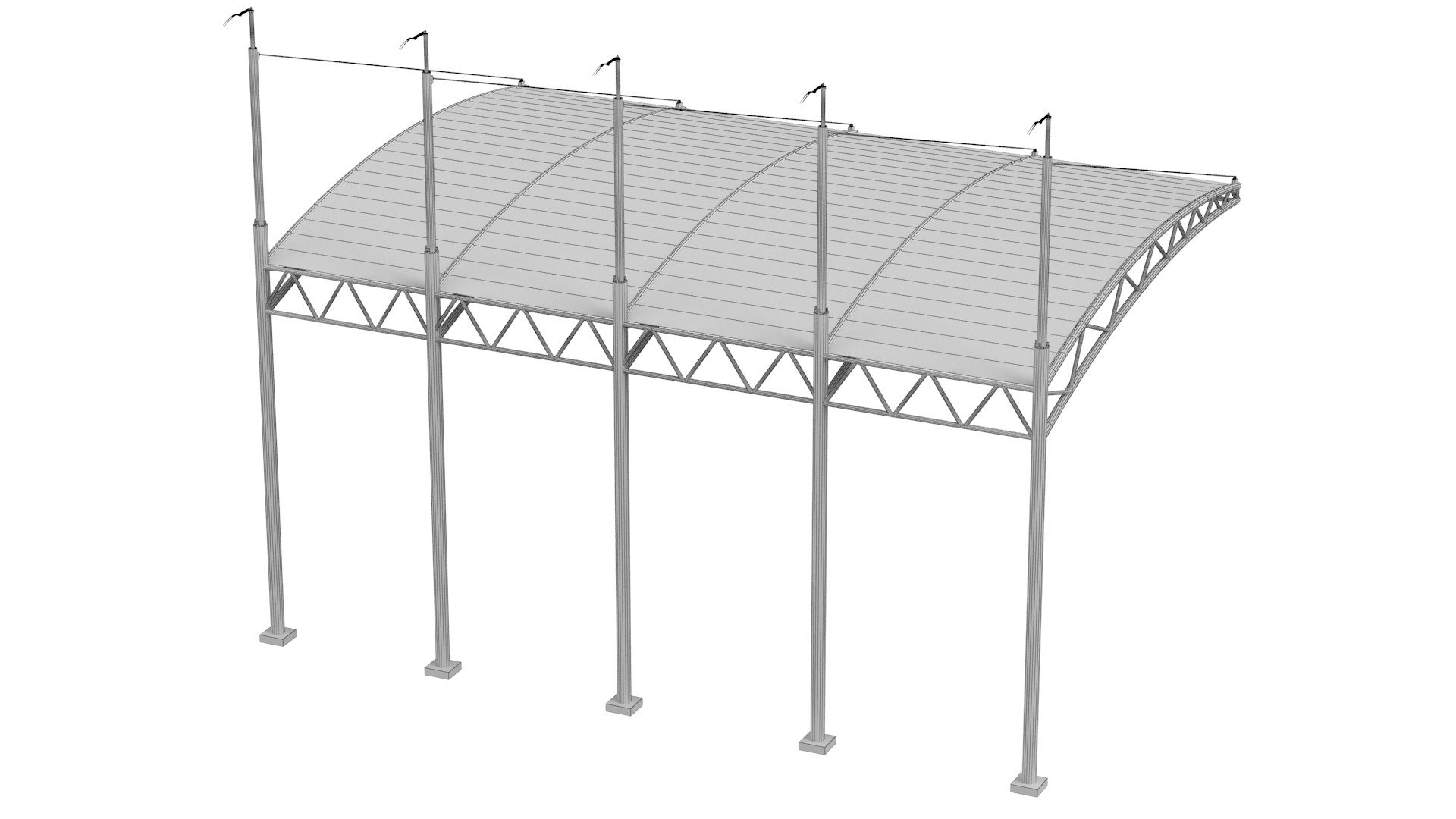 3D Model Canopy Modeled - TurboSquid 1453036