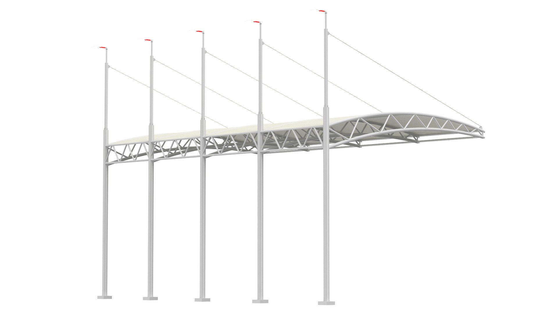 3D Model Canopy Modeled - TurboSquid 1453036