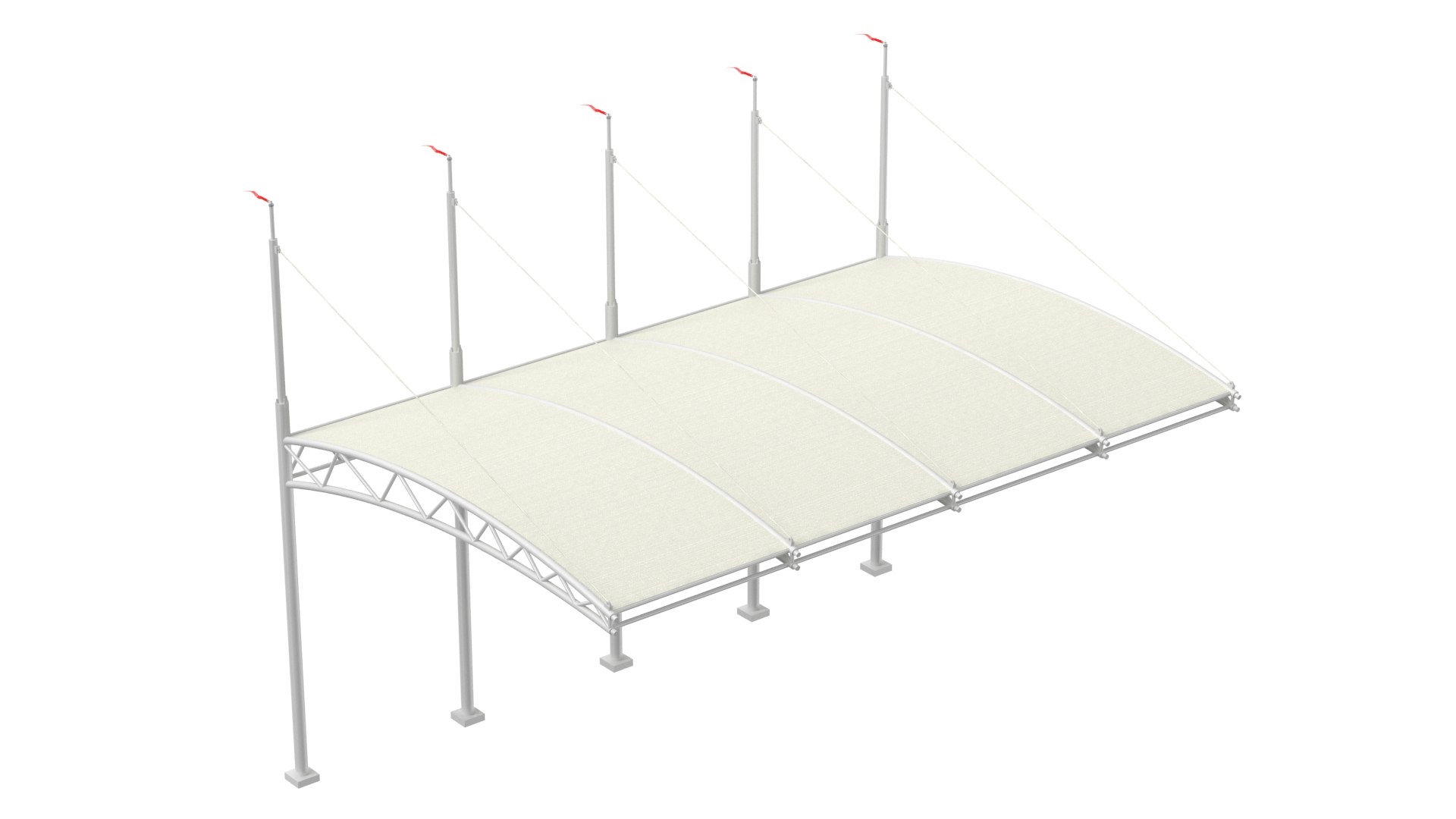 3D Model Canopy Modeled - TurboSquid 1453036