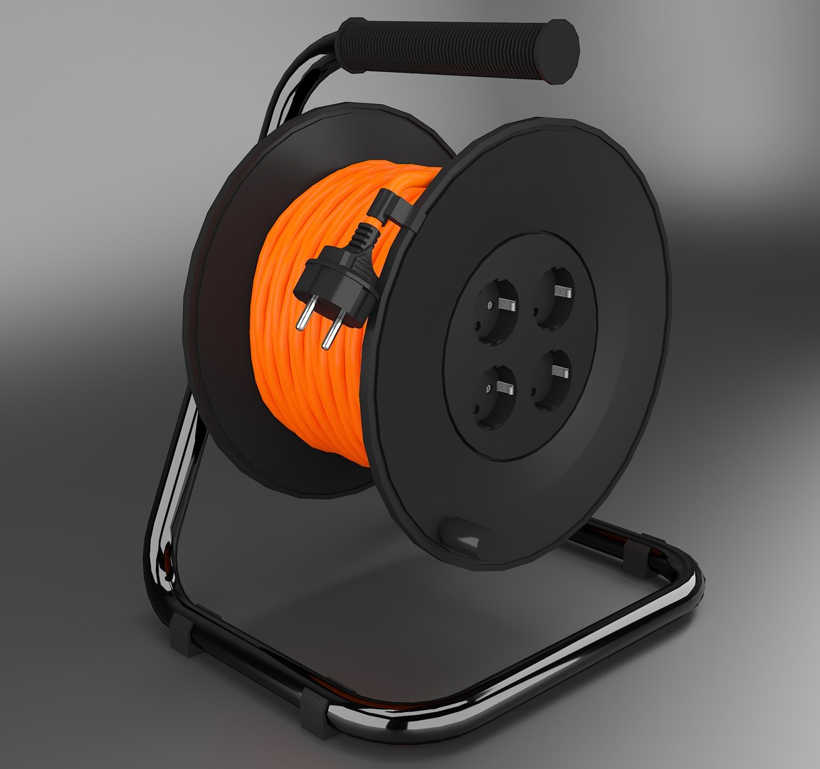 Reel Extension Cord 3D Model - TurboSquid 1742023