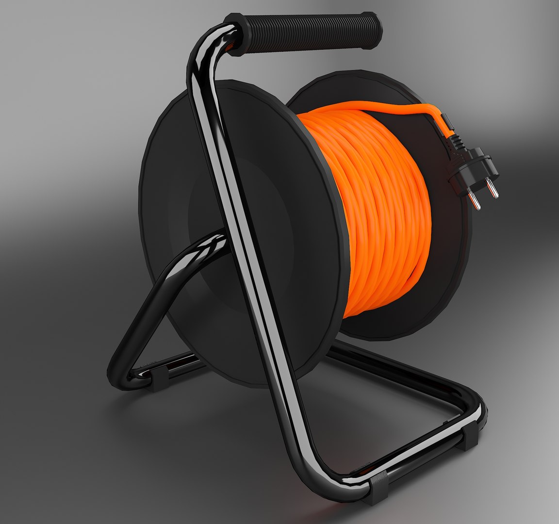 Reel Extension Cord 3D Model - TurboSquid 1742023