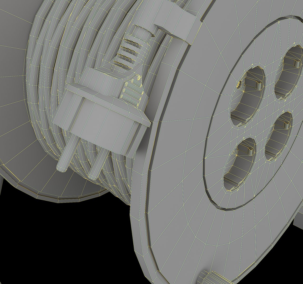 Reel Extension Cord 3D Model - TurboSquid 1742023