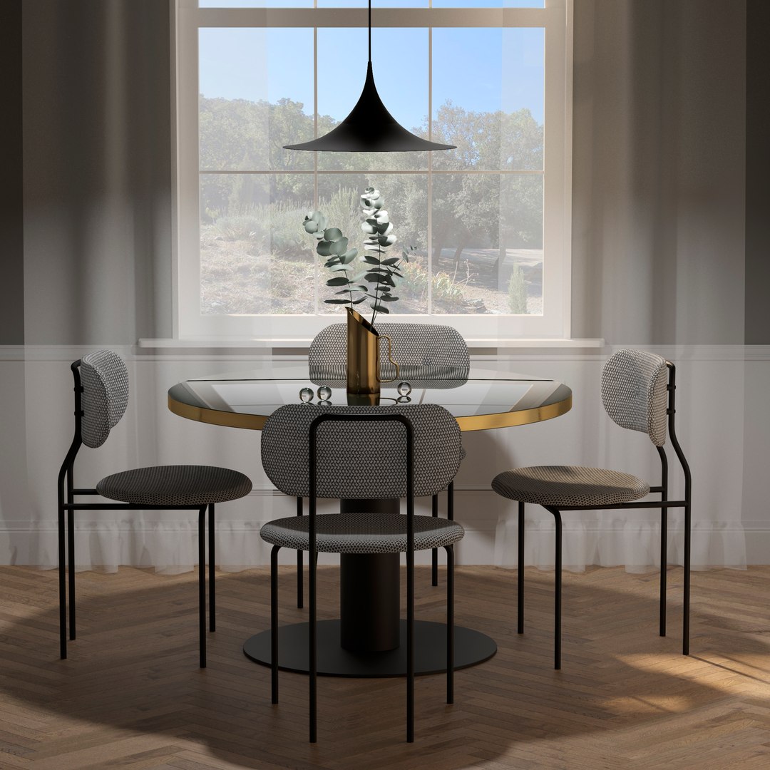 Gubi Dining Table Coco Model - TurboSquid 1436081