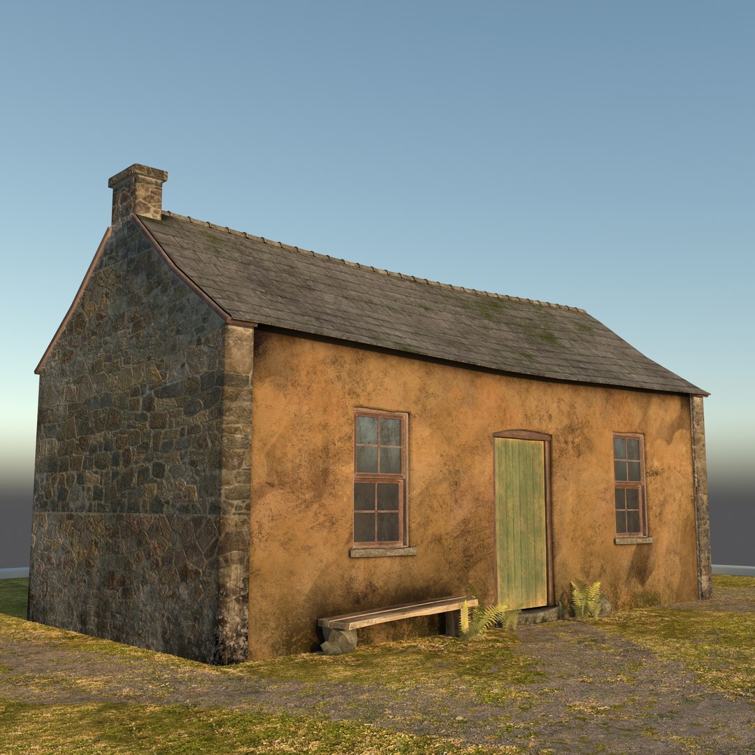 3D Old House - TurboSquid 1390057