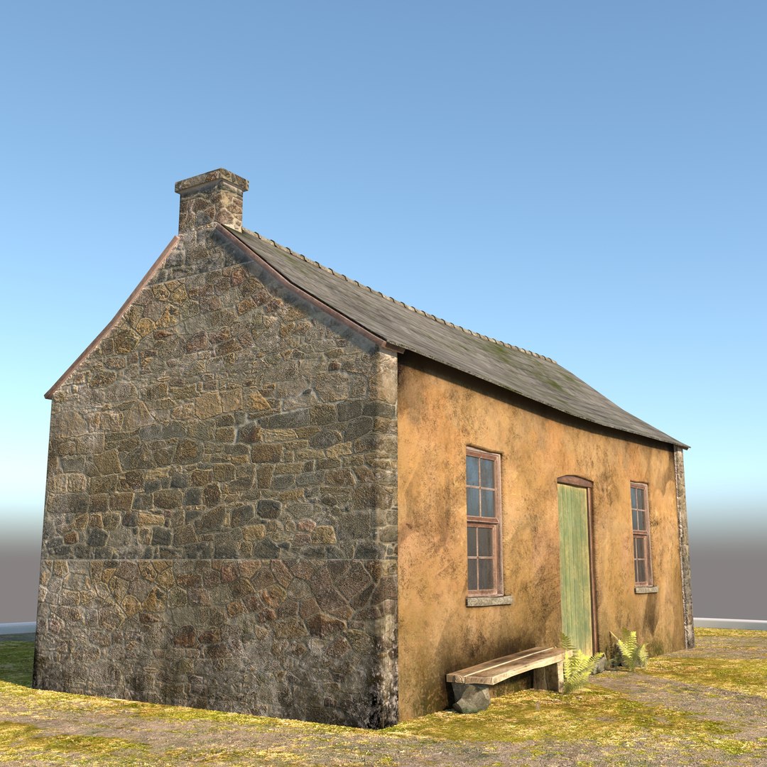 3D Old House - TurboSquid 1390057