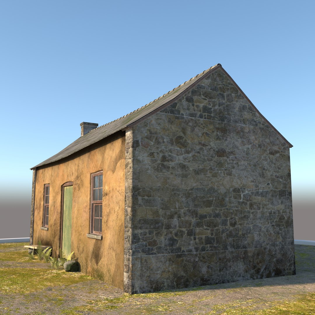3D Old House - TurboSquid 1390057
