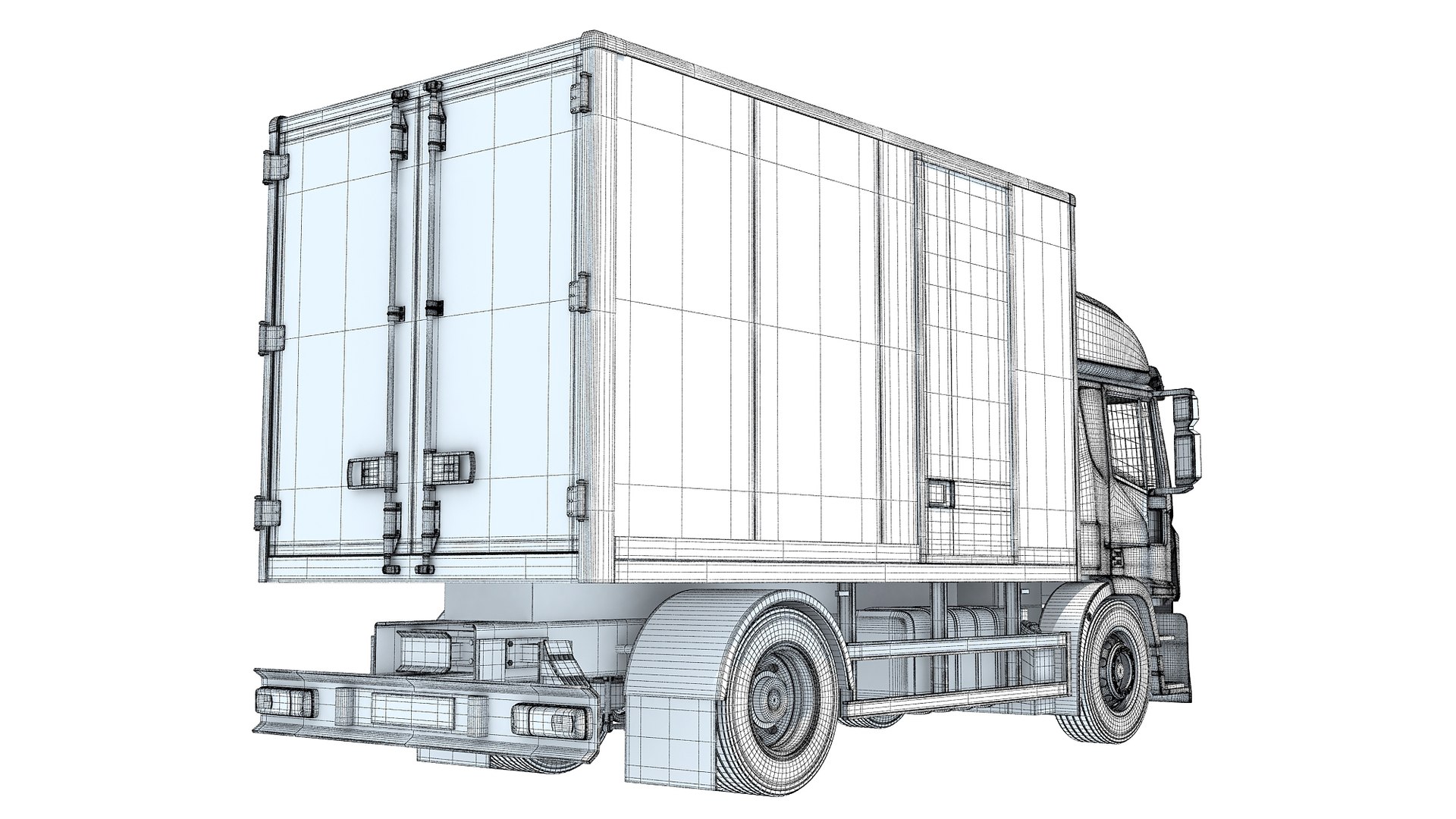 3D model Transporter Box Truck - TurboSquid 2148093