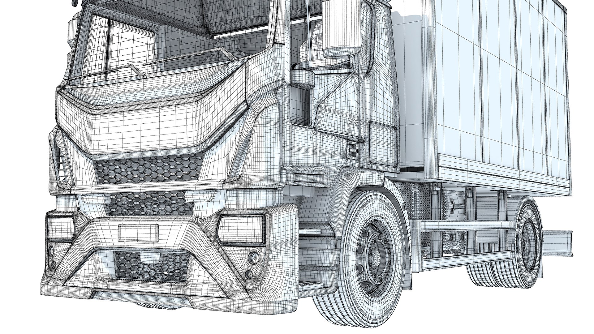 3D model Transporter Box Truck - TurboSquid 2148093