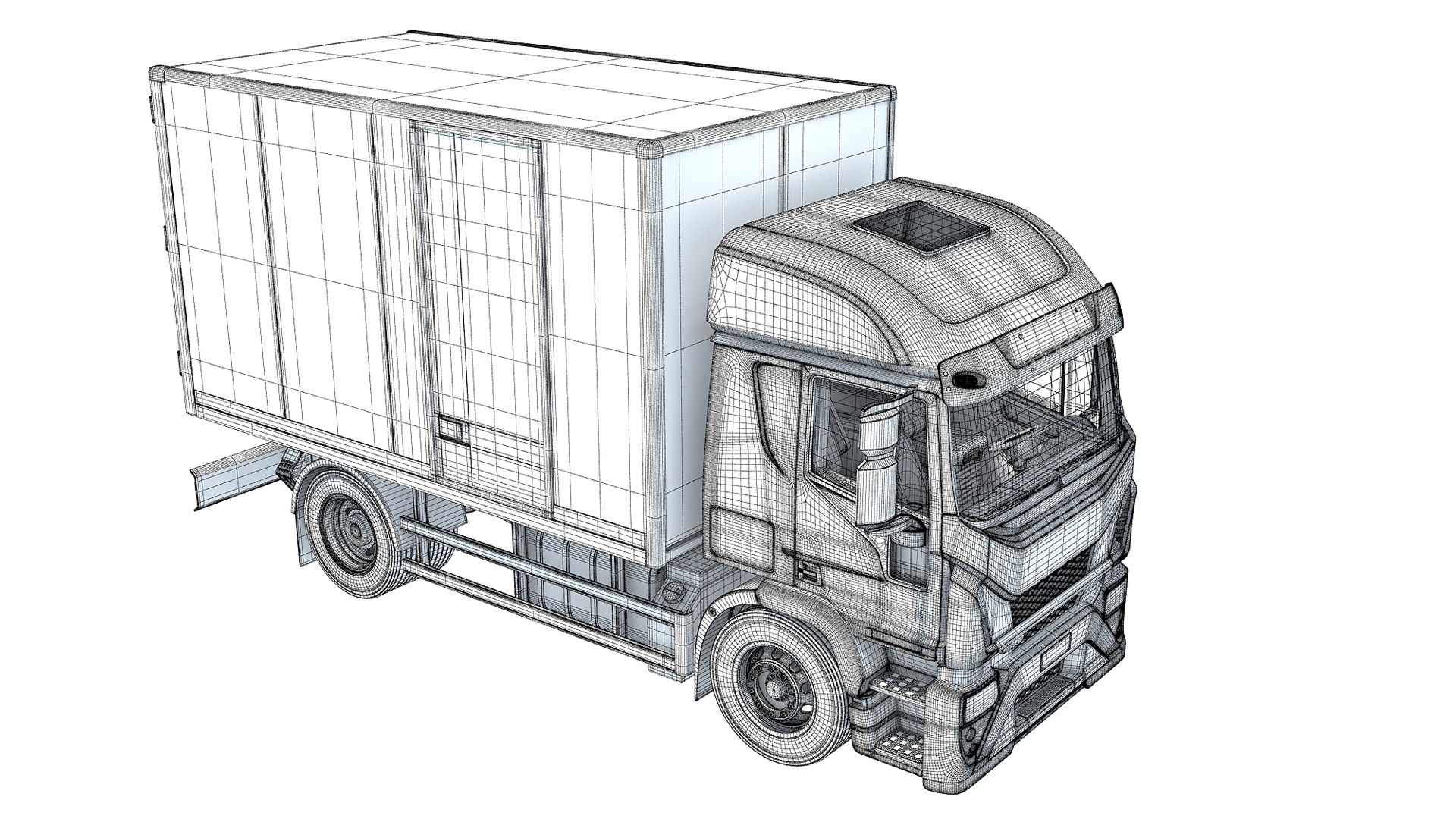 3D model Transporter Box Truck - TurboSquid 2148093