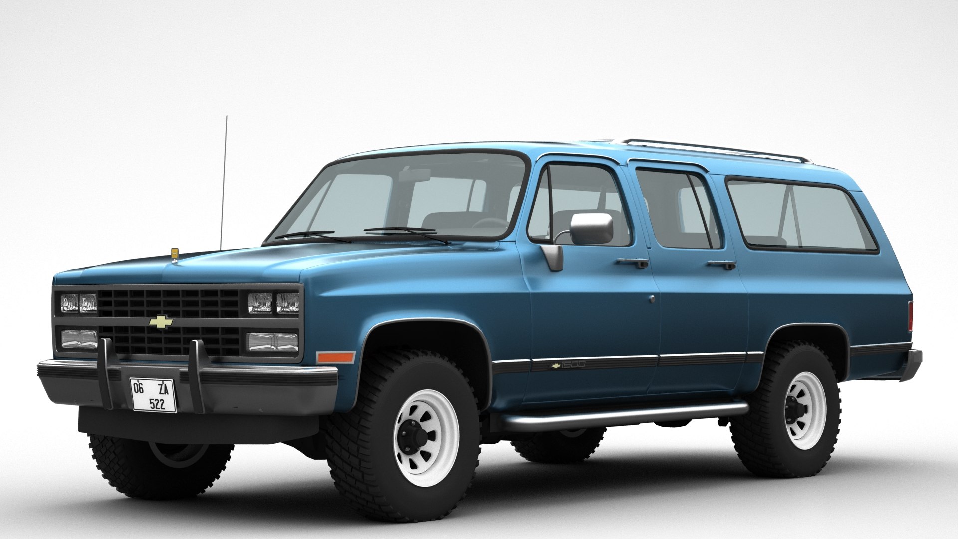 3D model Chevrolet Suburban - TurboSquid 2034047