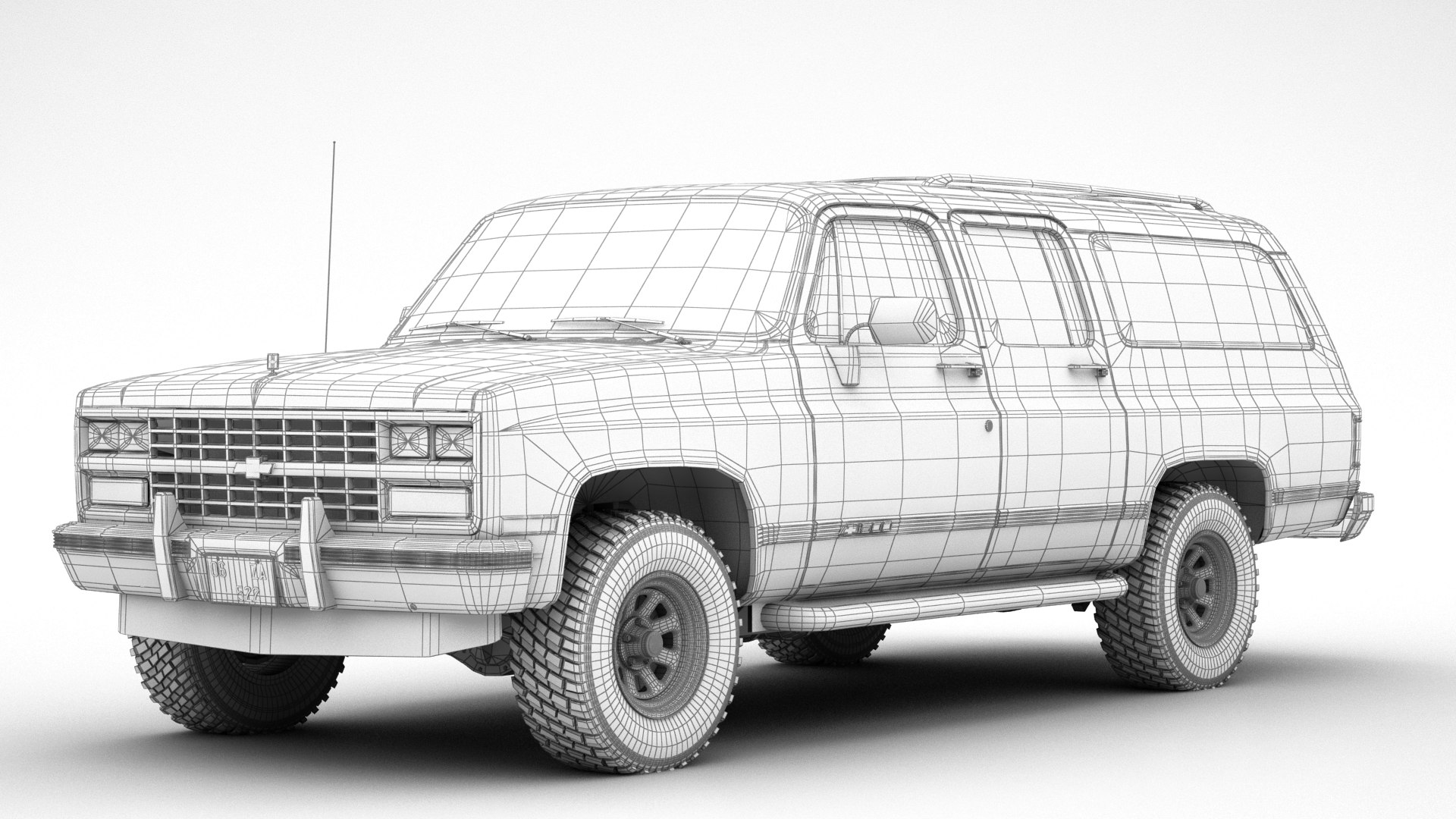 3D model Chevrolet Suburban - TurboSquid 2034047