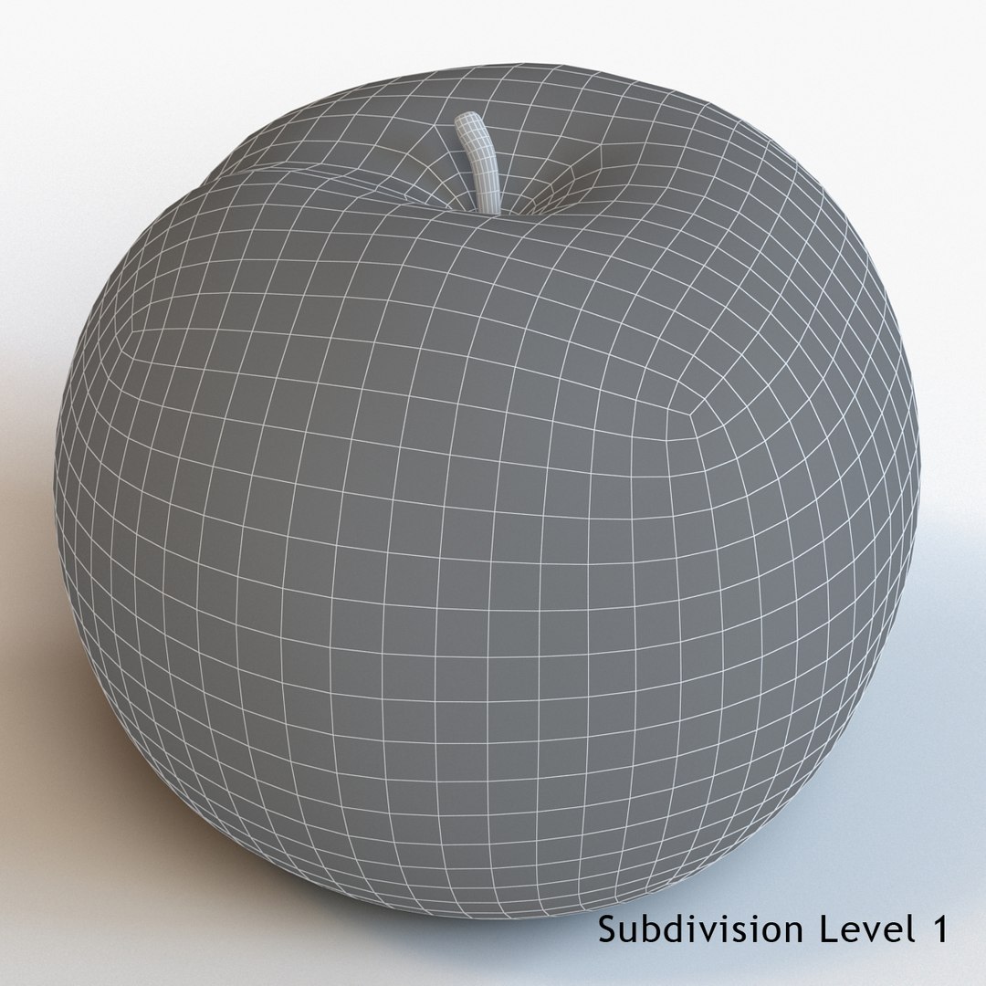 3d Apple Model