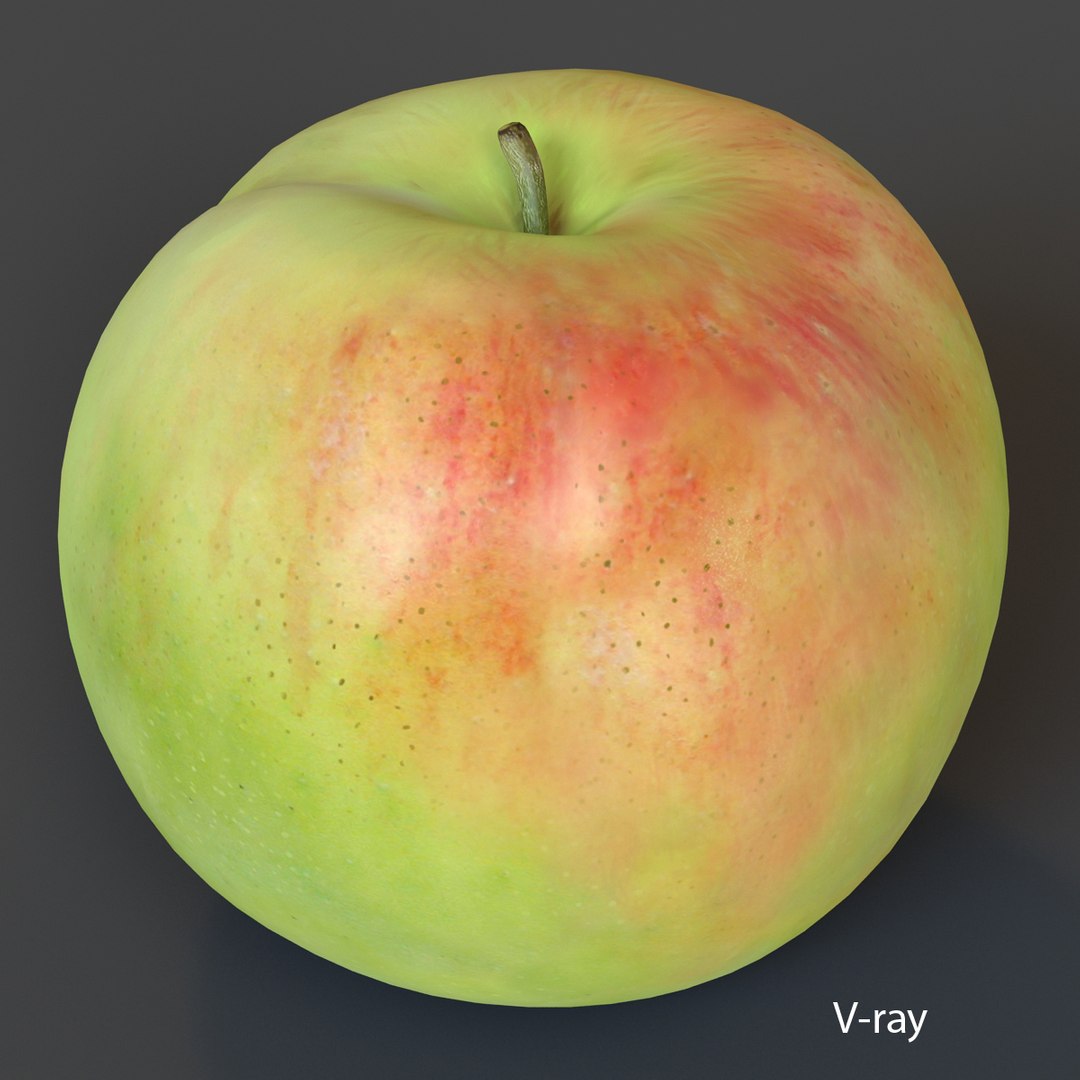 3d Apple Model