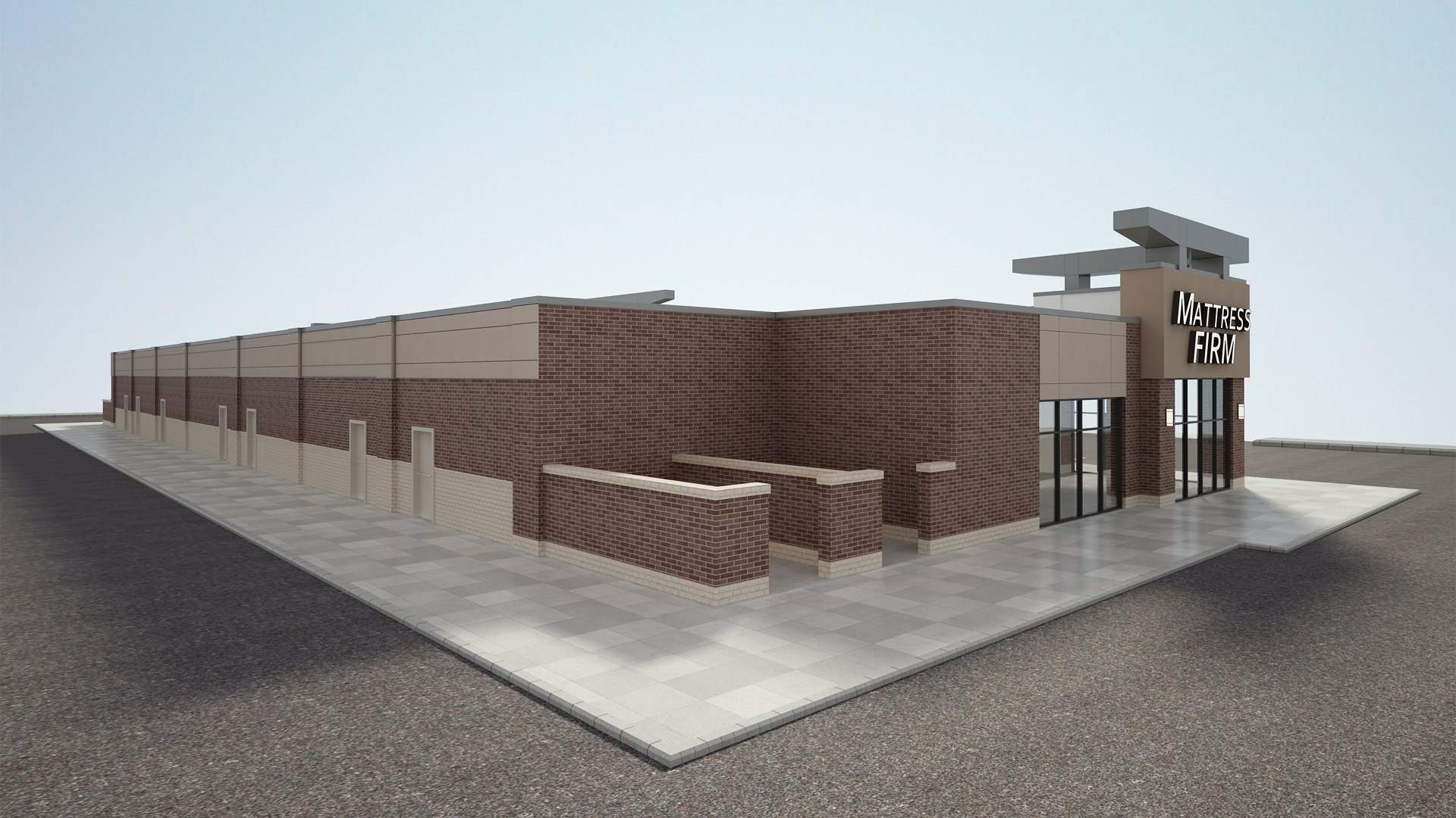 Retail Store Building 3D Model - TurboSquid 1970226