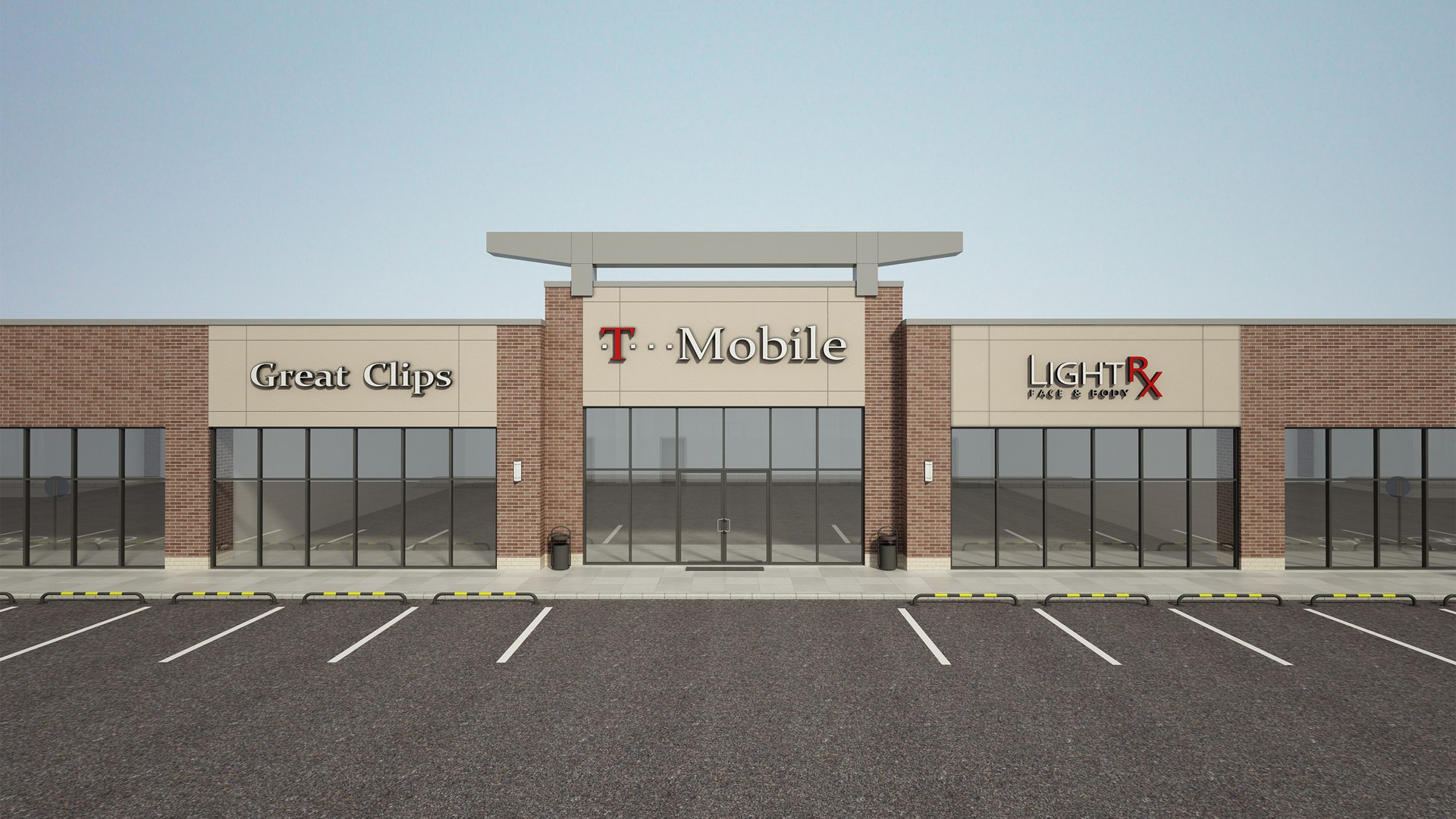 Retail Store Building 3D Model - TurboSquid 1970226