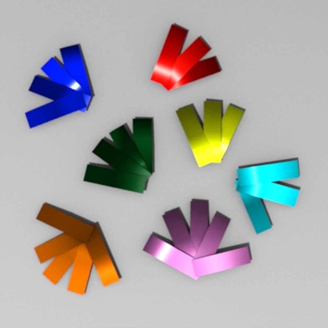3d model confetti