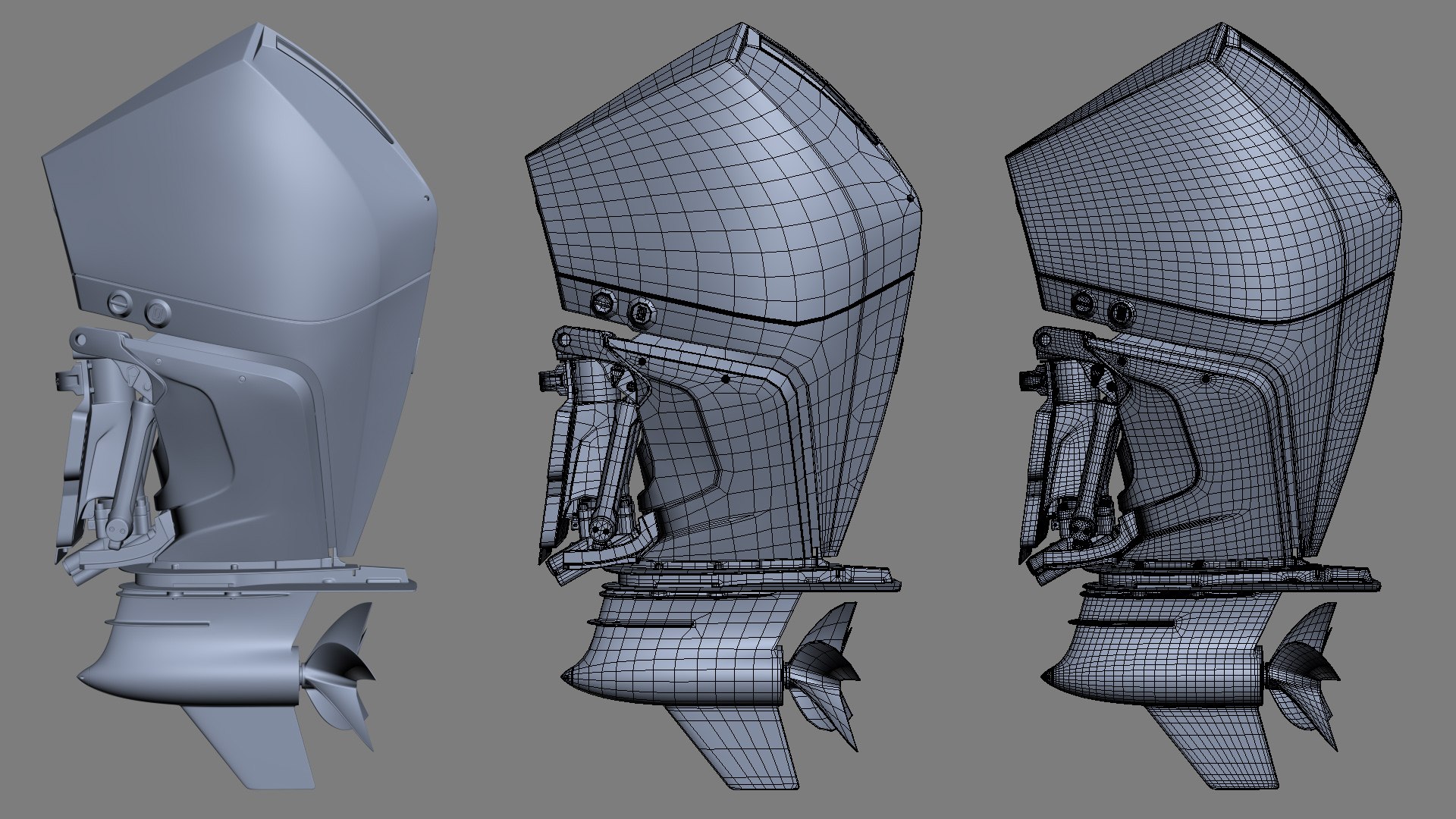 Mercury Racing 500R 3D Model - TurboSquid 2367946