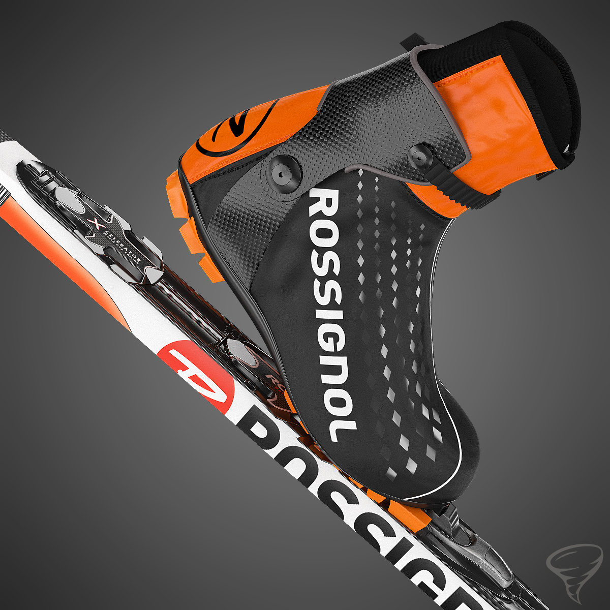 3ds biathlon skiing kit
