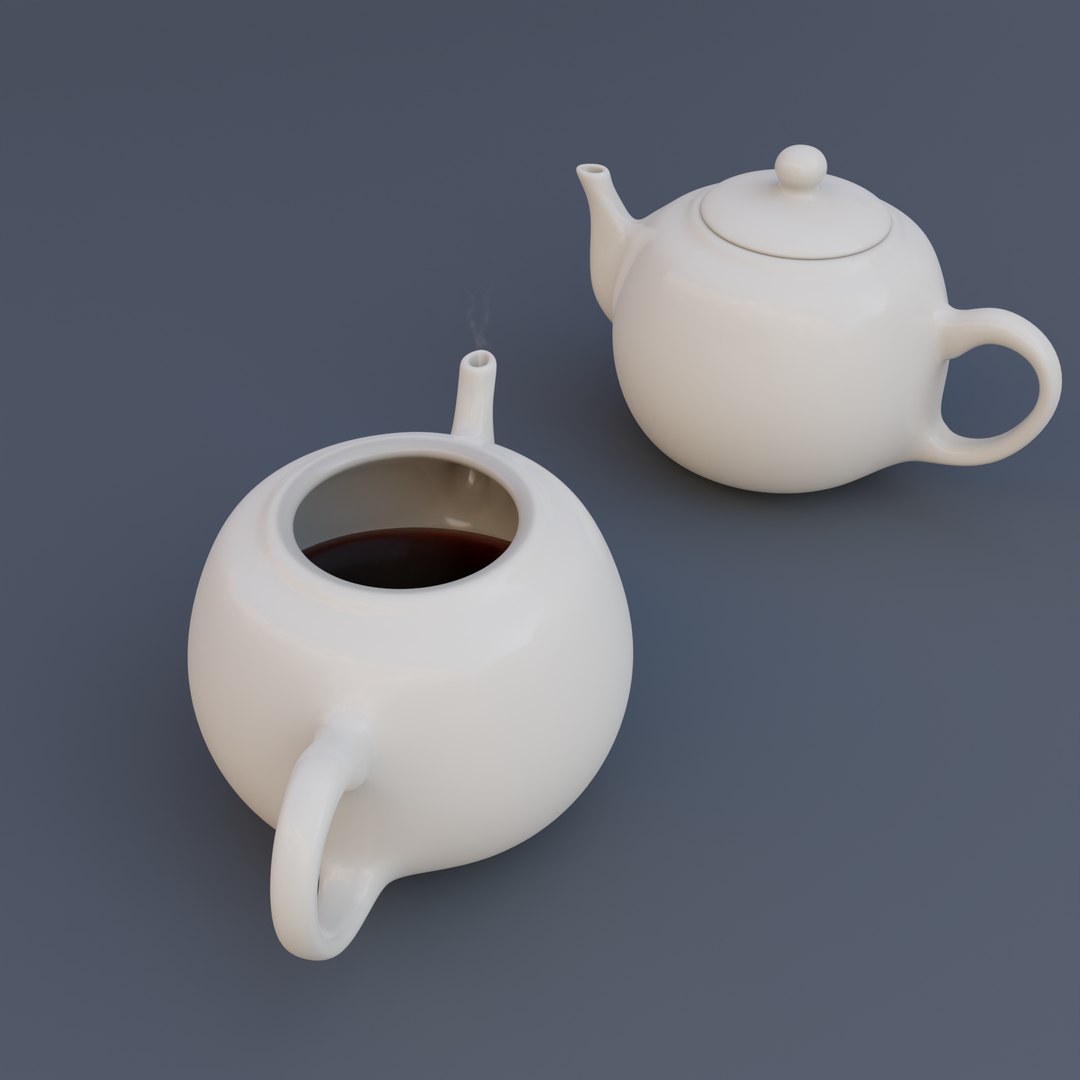 3D Teapot and cup - TurboSquid 1720991