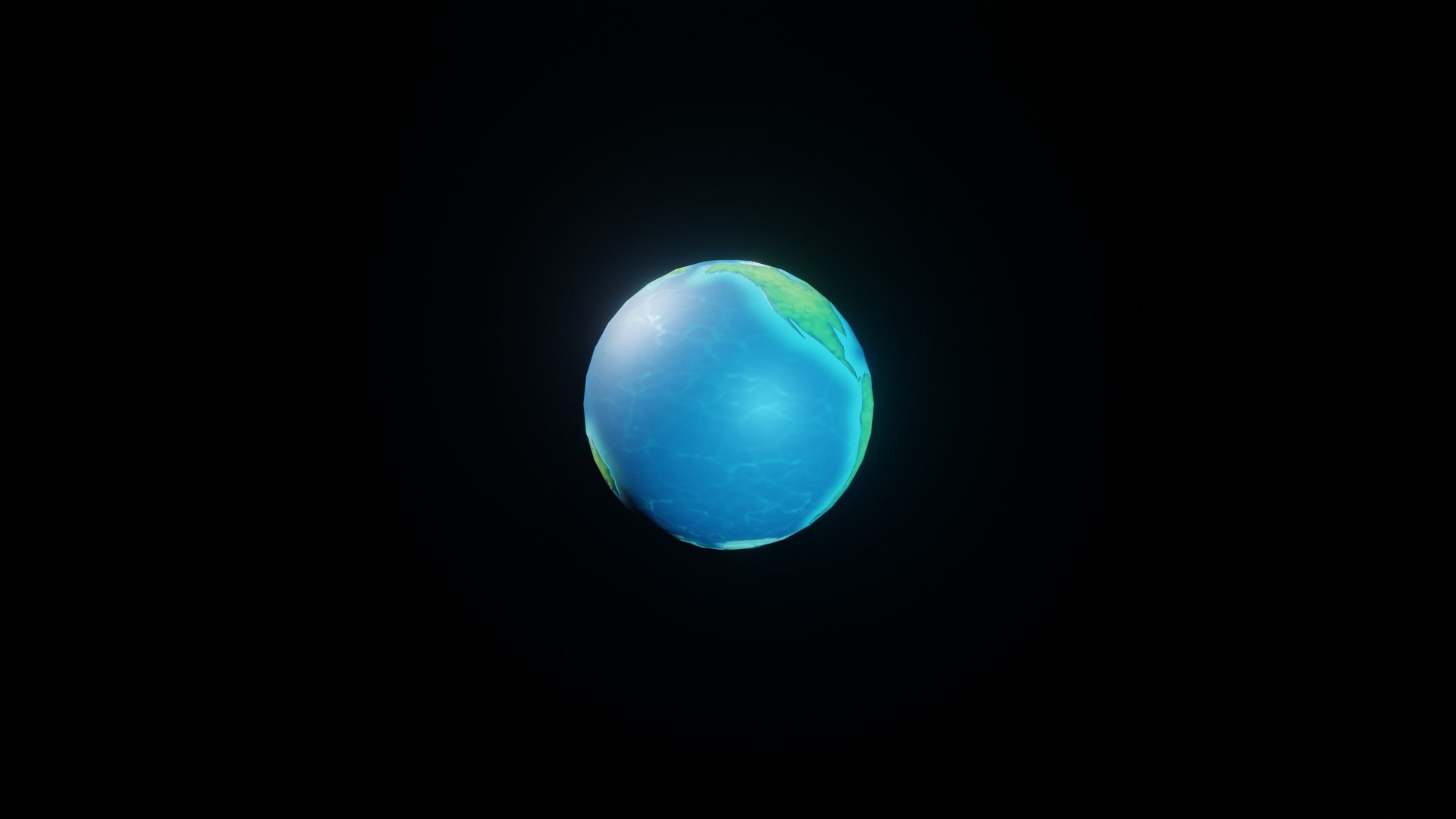 3D Stylized Planet Earth 3D Model 2k 4k 8k Textures - TurboSquid 2124347