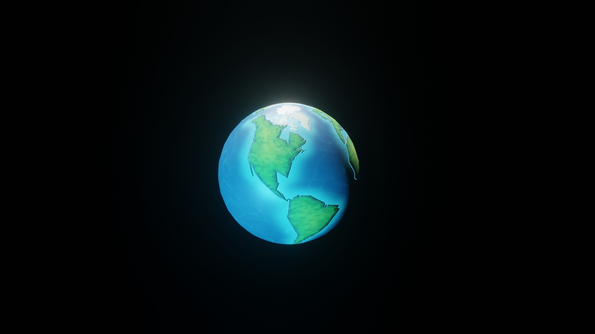 3D Stylized Planet Earth 3D Model 2k 4k 8k Textures - TurboSquid 2124347
