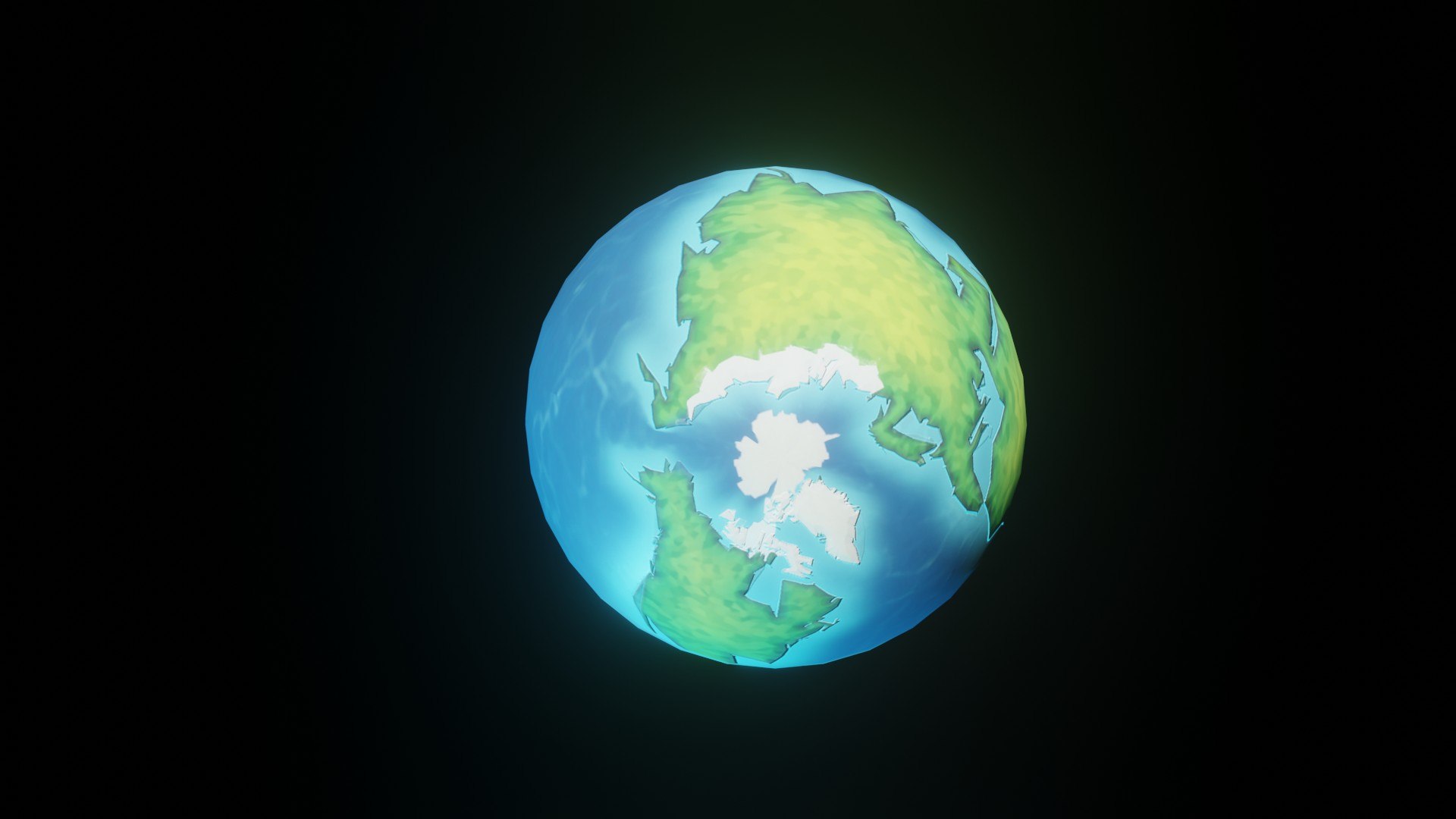 3D Stylized Planet Earth 3D Model 2k 4k 8k Textures - TurboSquid 2124347