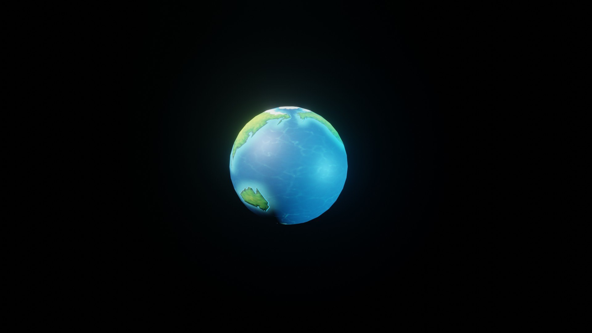 3D Stylized Planet Earth 3D Model 2k 4k 8k Textures - TurboSquid 2124347