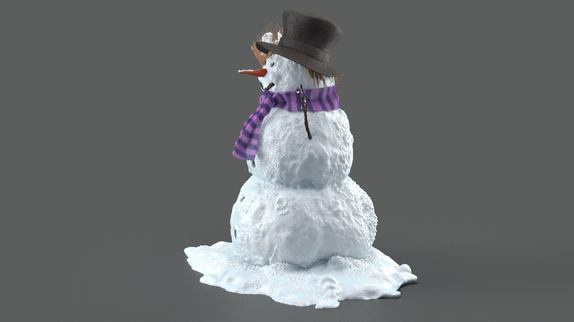 Snowman 3D Model - TurboSquid 2013399