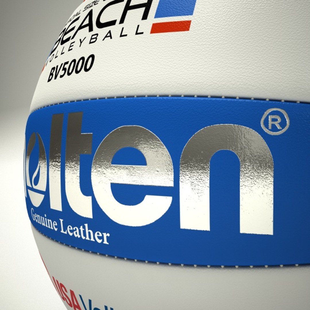 3d Molten Beach Usa Volleyball Model