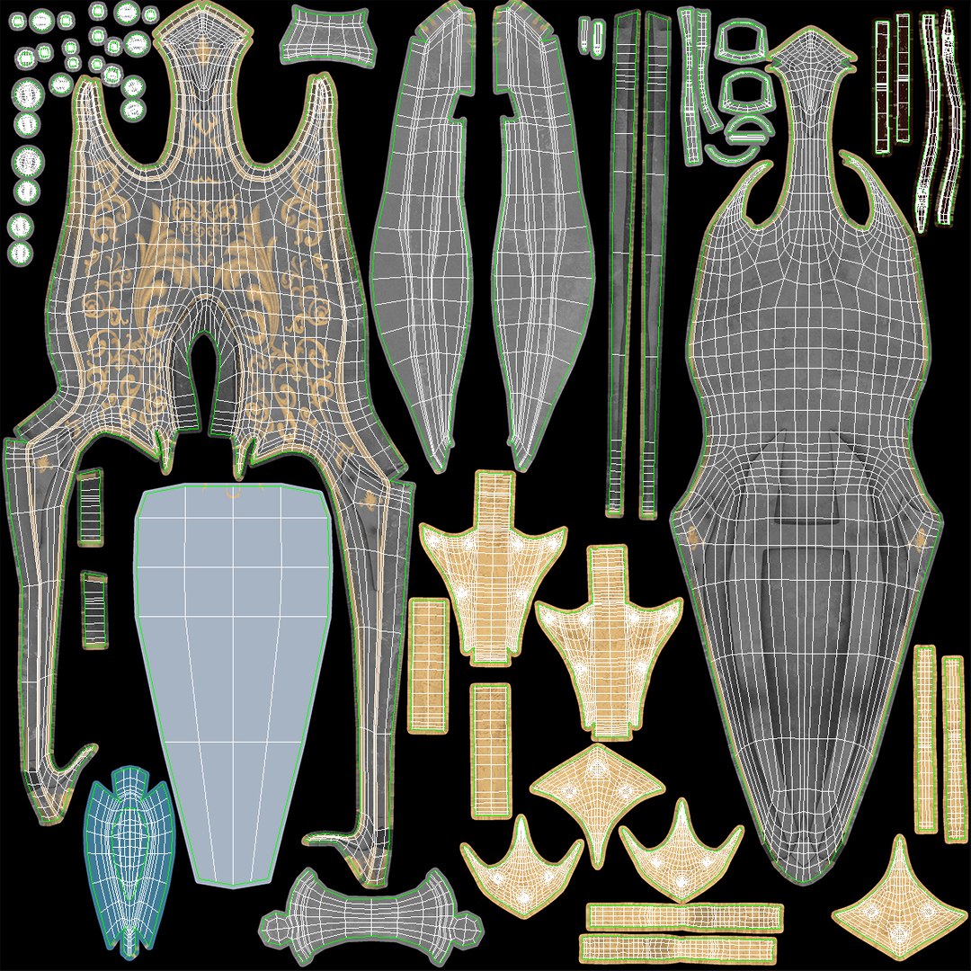 Fantasy Shield Model - TurboSquid 1468058