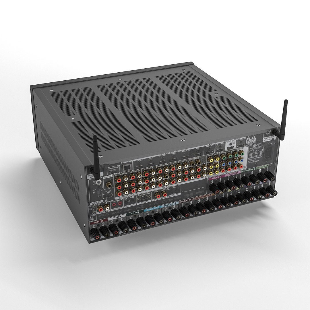 3D Denon AVR A110 Model - TurboSquid 1847493
