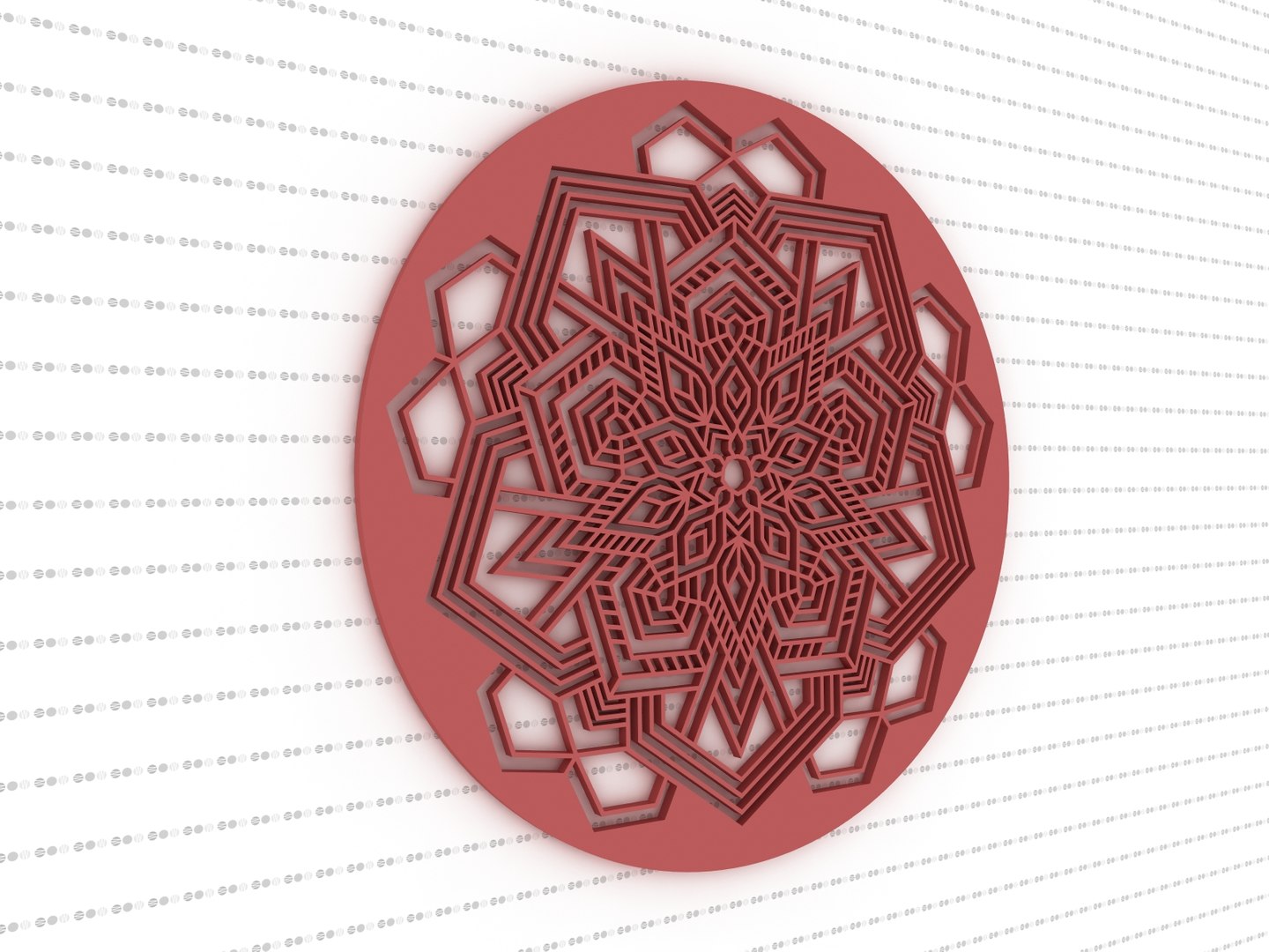 3D Mandala Cnc - TurboSquid 1583533