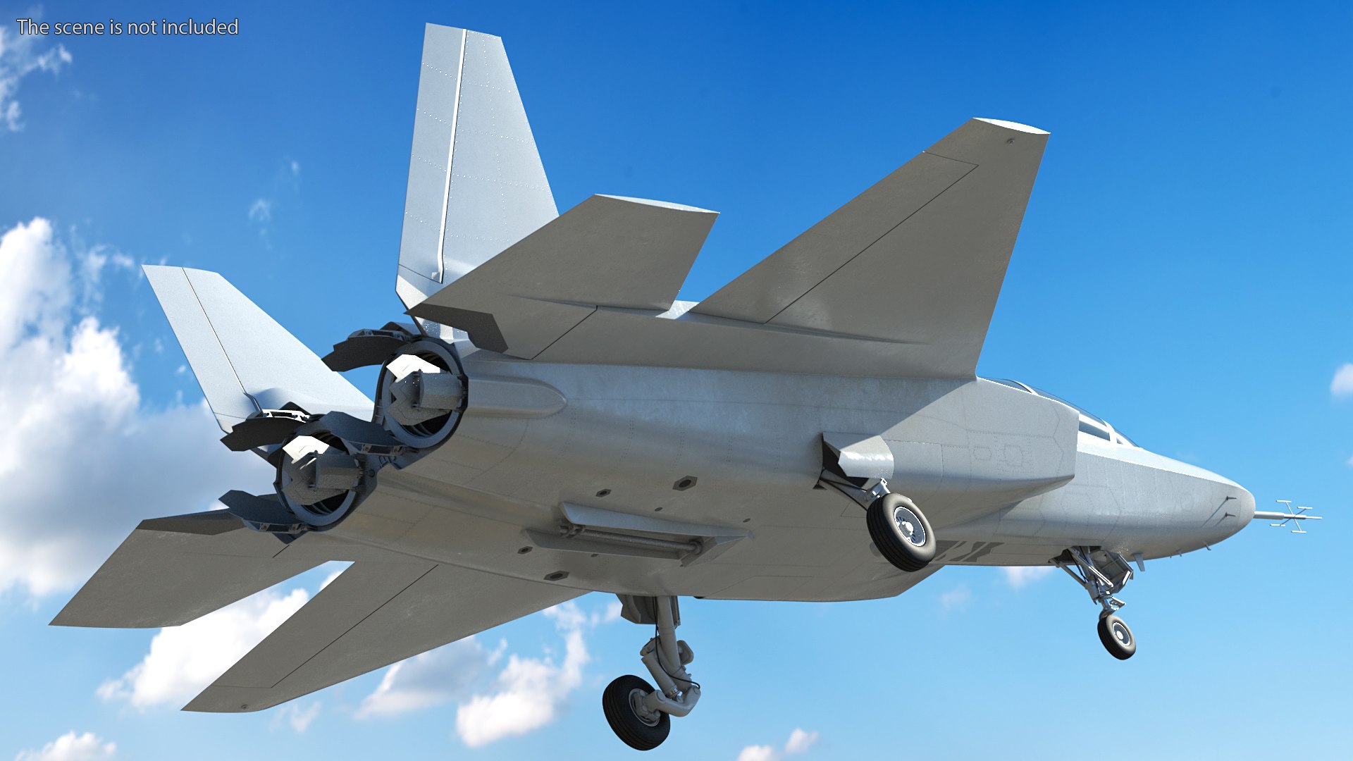 Mitsubishi X2 Shinshin Aircraft Exterior Only 3D Model - TurboSquid 1775051