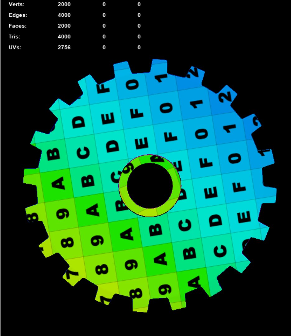20 Tooth Cog 3D - TurboSquid 1523610