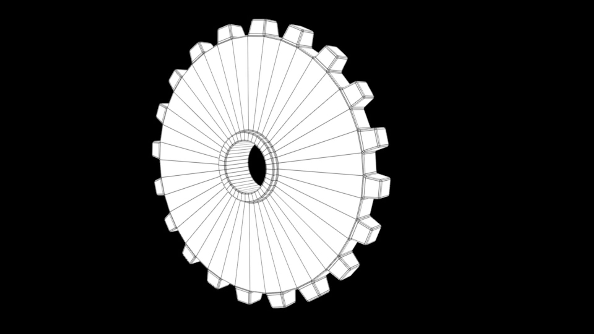 20 tooth cog 3D - TurboSquid 1523610