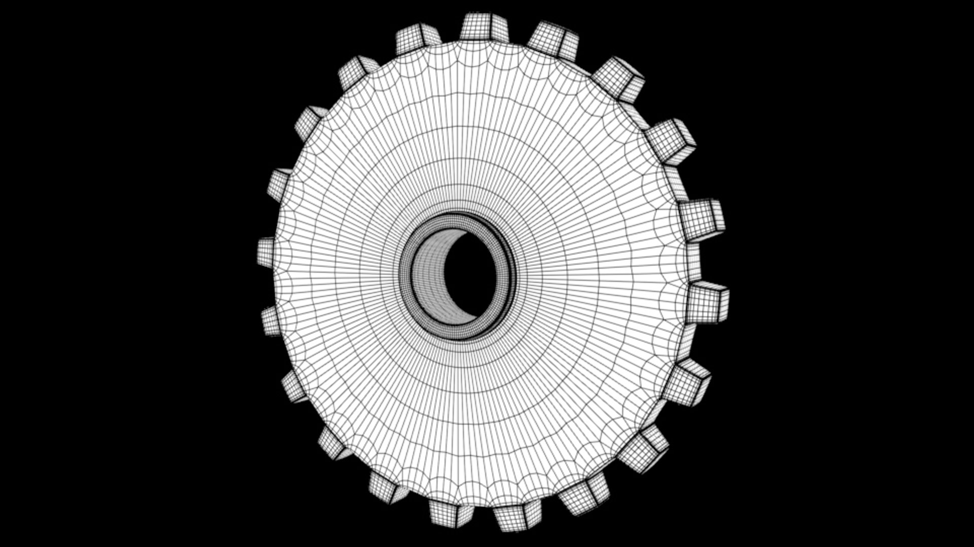 20 tooth cog 3D - TurboSquid 1523610