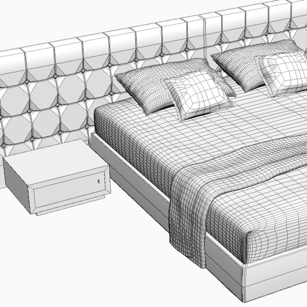 Bed Interior 3d Max