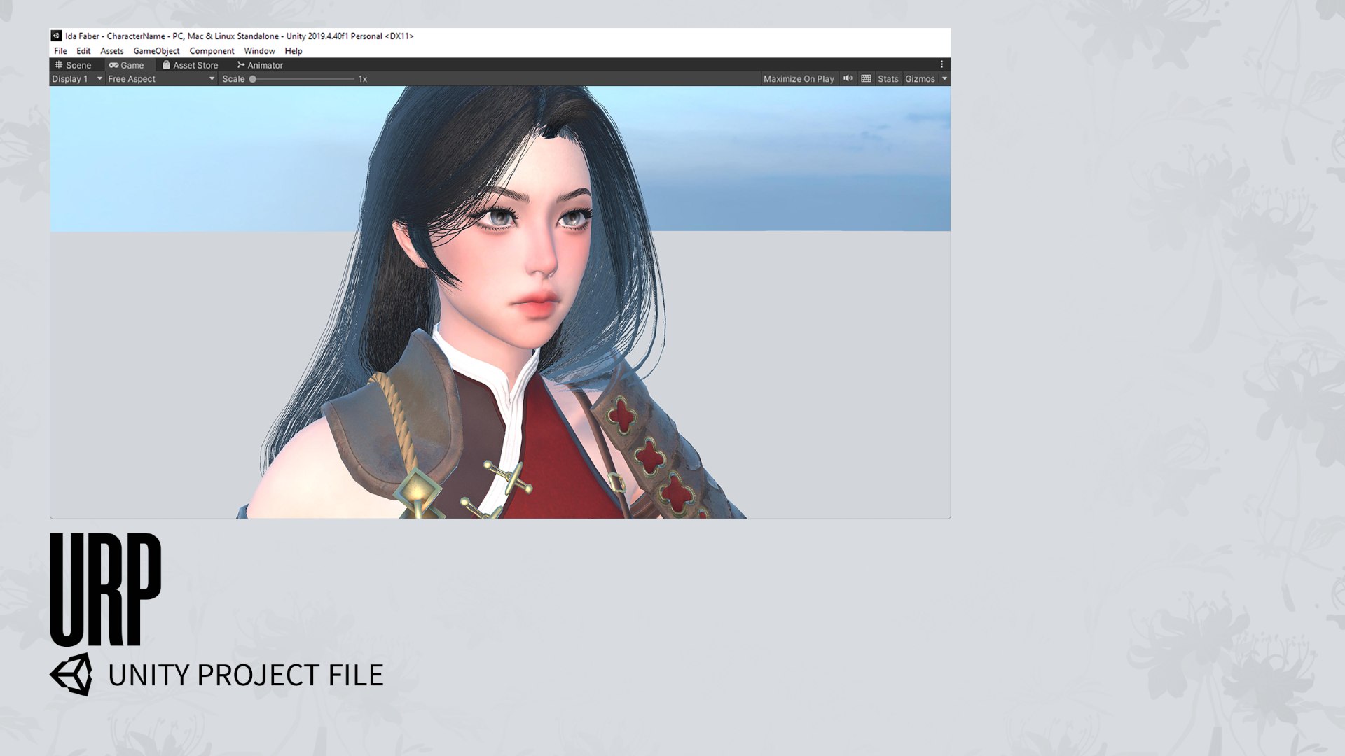 3D Samurai Tomoe - Game Ready Low-poly 3D Model - TurboSquid 2121071