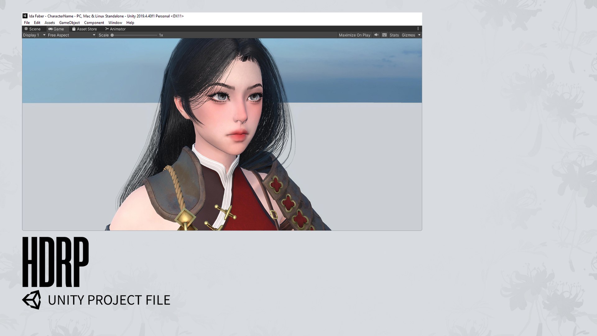 3D Samurai Tomoe - Game Ready Low-poly 3D model - TurboSquid 2121071