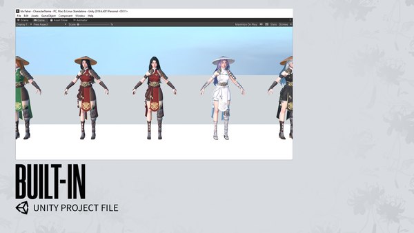 サムライガールトモエ - Game Readyローポリ3Dモデル3Dモデル - TurboSquid 2121071