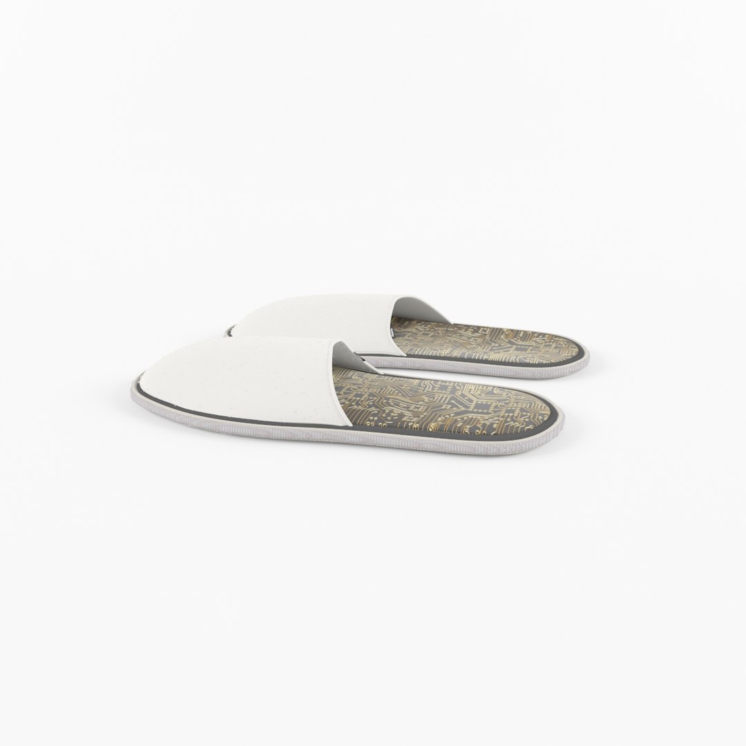 Bath Shoes 3D Model - TurboSquid 1154268