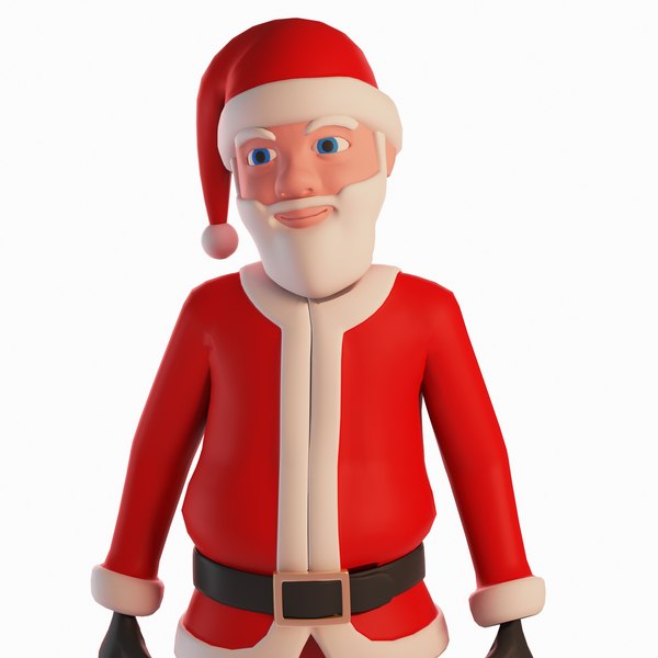 modelo 3d Papá Noel - TurboSquid 1355344