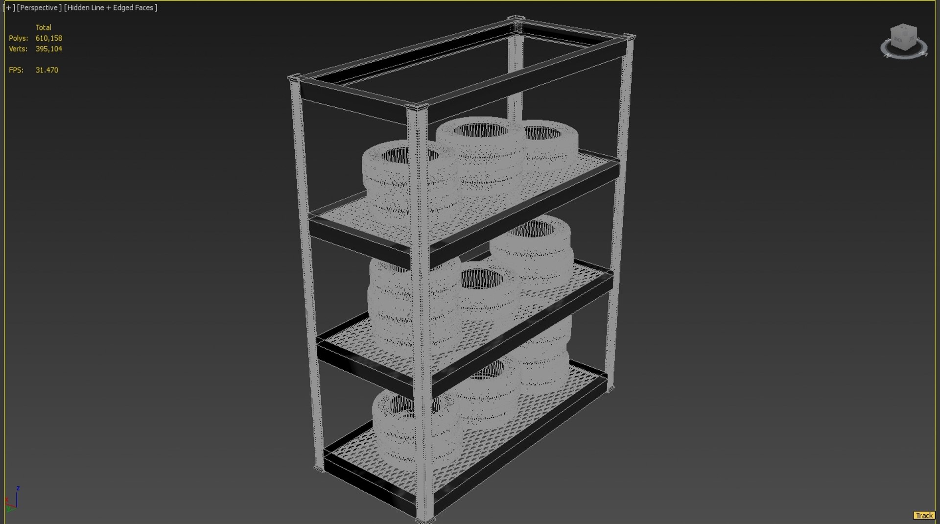 3d model wheels racks