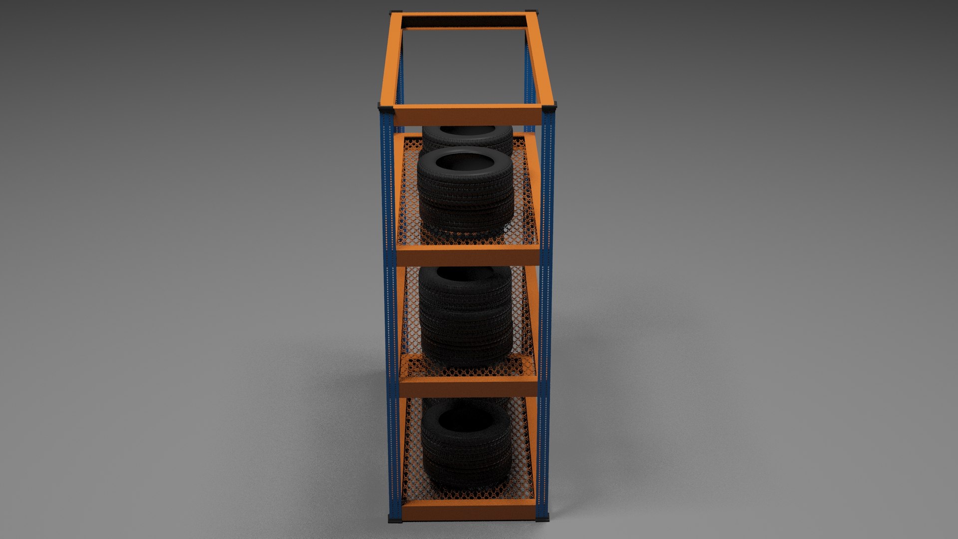 3d model wheels racks