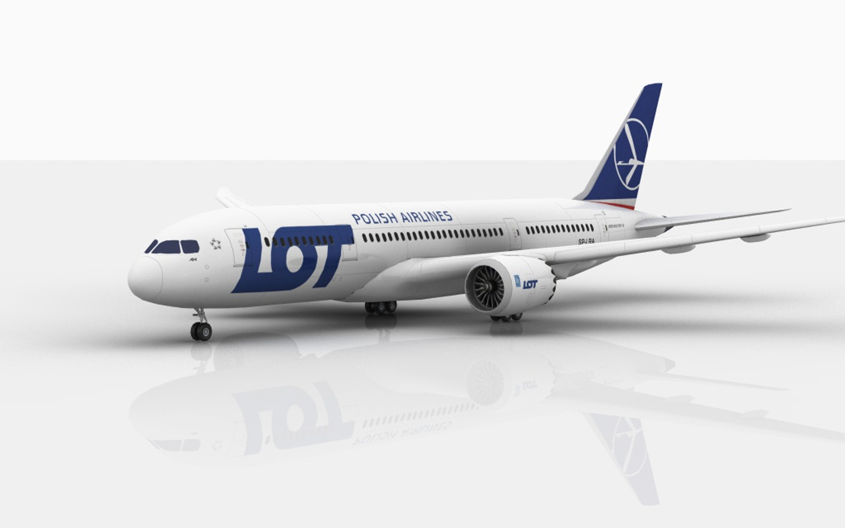 Boeing 787 Dreamliner Lot 3D Model - TurboSquid 1250921
