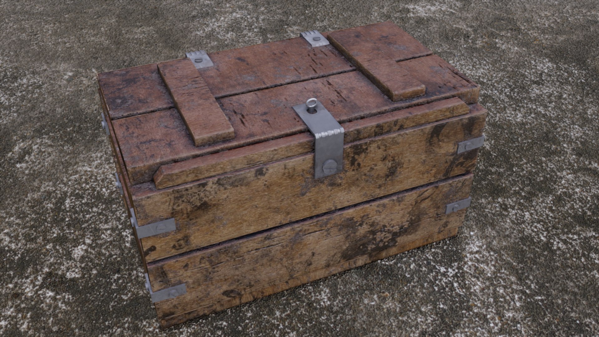 Old Western Weapon Box 3D Model - TurboSquid 1563073